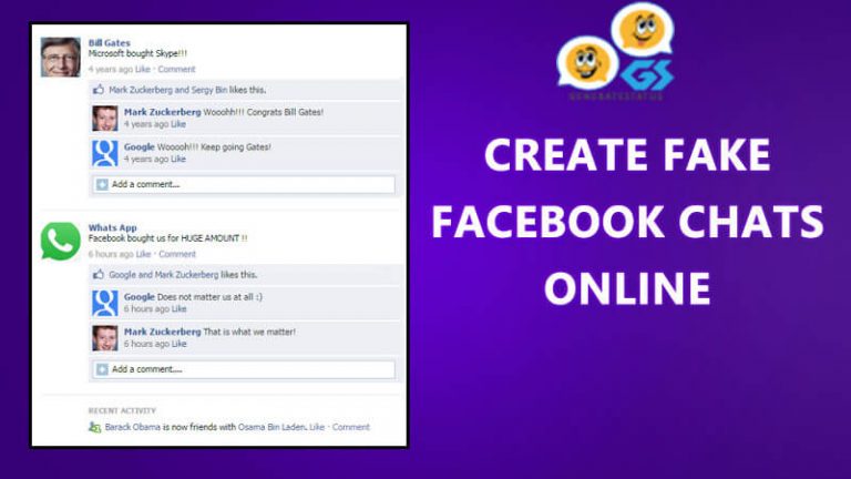Fake Chat Messenger - Fake Facebook Message Generator