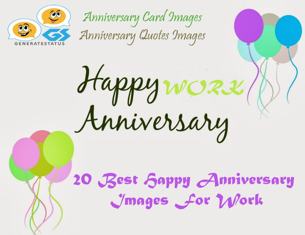 Happy 20 Year Work Anniversary Images